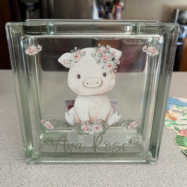 Woodlands Animals Nursery Decor, Baby Animals Savings Piggy Bank Coin ...