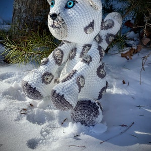 Snow Leopard Crochet Pattern, Cheetah Crochet Pattern, Cat Crochet ...