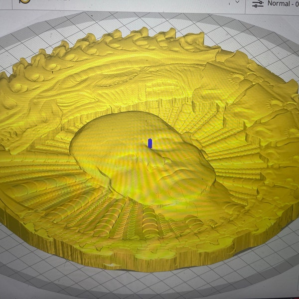 Alien, 3D STL Model for Cnc Users, CNC Router Engraver, V-carve, Artcam ...