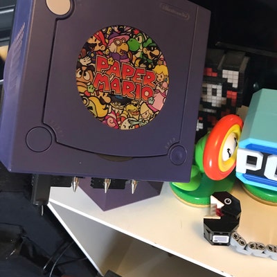 Paper Mario Custom Gamecube Jewel, Badge, Faceplate - Etsy