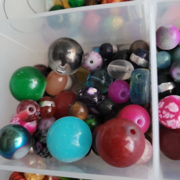 500-1000 Pcs Assorted Crystal Mixture Beads. 3mm-12mm Jesse James Glass ...