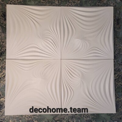 Mold 3D Panel Plaster gypsum or Concrete Tile for - Etsy
