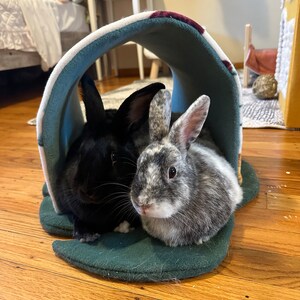 Bamboo Bungalow Rabbit Hidey House Indoor Rabbit Castle With - Etsy