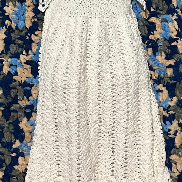 Crochet Christening Gown Pattern Crochet Baptism Gown Pattern Blessing ...