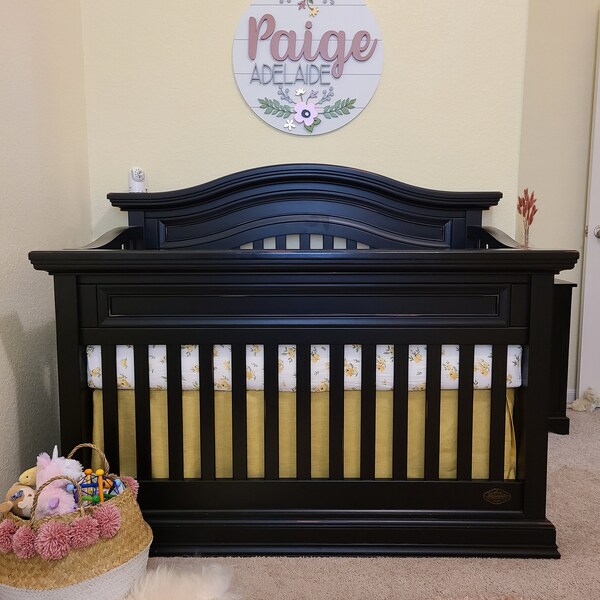 24 Baby Girl Name Sign With Floral Backboard on Shiplap Like Backboard ...