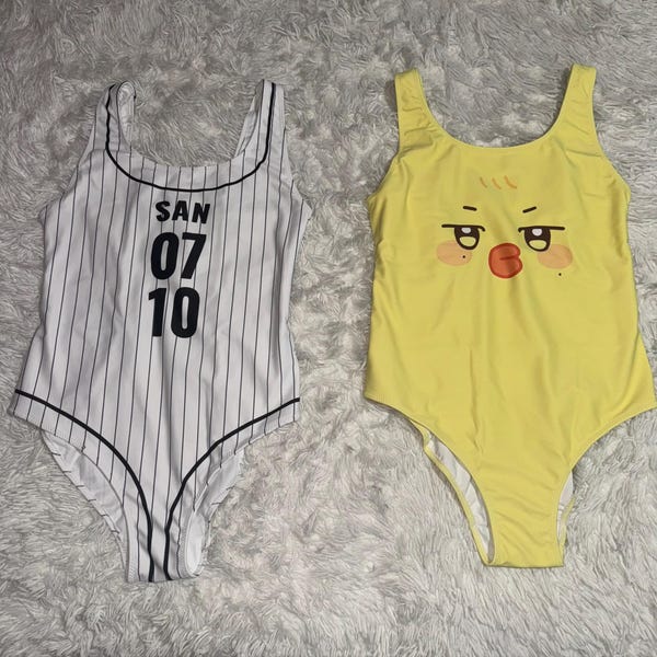 Ateez Tyudeongi Aniteez One-piece Swimsuit | FAN MADE | Cute K-pop ...