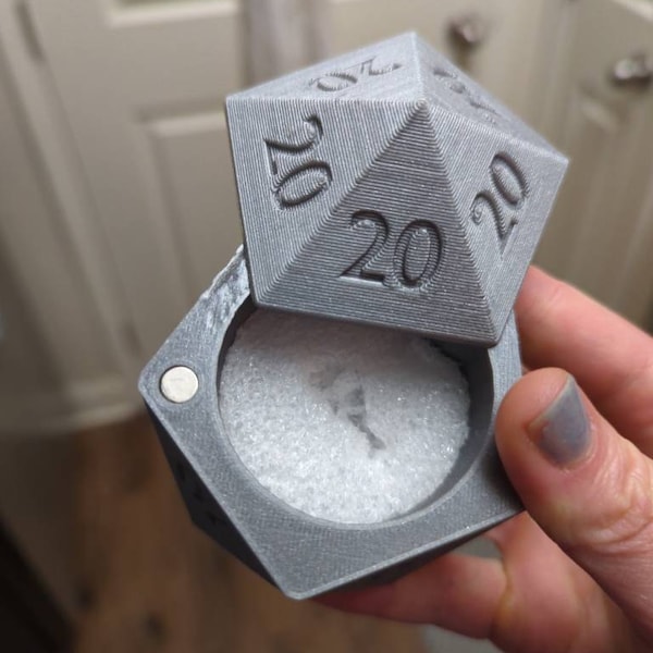 3D Printed Mario Inspired Engagement Ring Box - Etsy
