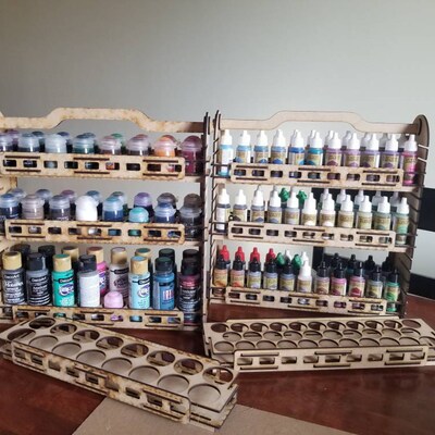 Vertical Paint Storage Rack for Model Painting, Compatible With Several ...