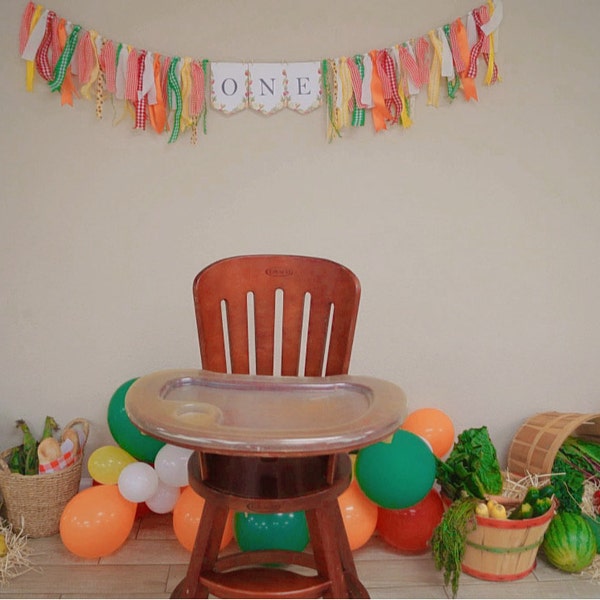 Farmers Market A-Z Banner Alphabet Numbers Banner Baby Shower Birthday ...