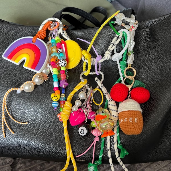 Trending 2024 Rope Bag Charms,stylish Bag Charm,y2k Rope Purese Charm ...