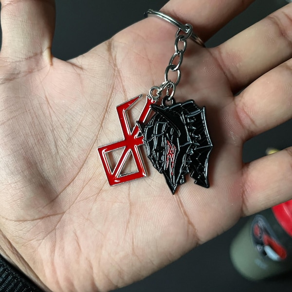 Berserk Guts Sacrifice Keychain, Berserk Helmet Keychain, Gift for Him ...