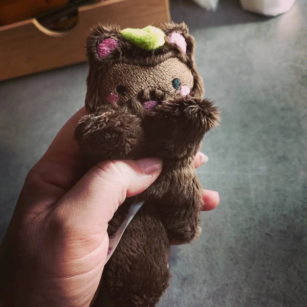 Tanuki ITH Bean Plush Pattern Embroidery Plush Pattern - Etsy