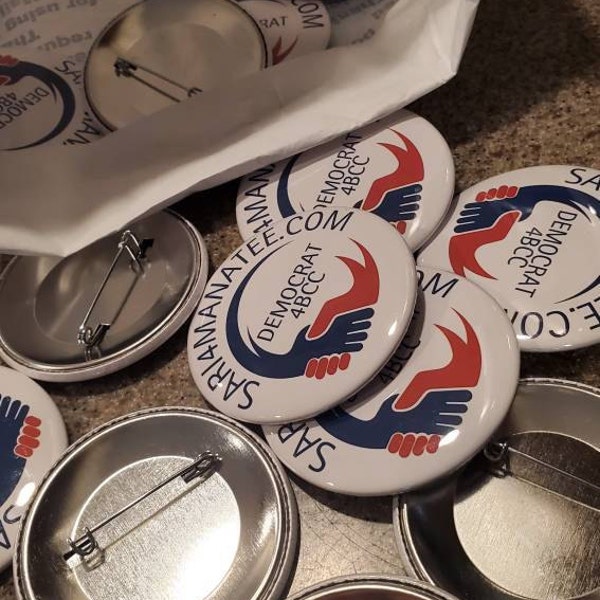 100 2.25 Inch Full Color Custom Buttons W/ Pin. We Can Make ANY Size ...