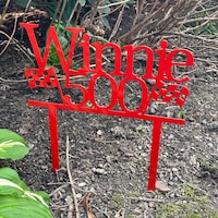 Custom Garden Sign - Plasma Cut, Steel Sign - 15" Wide by 19.5" Tall ...