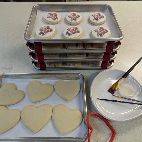 Baking Sheet Dividers Baking Sheet Organizer Baking Gifts Tray Stacker ...