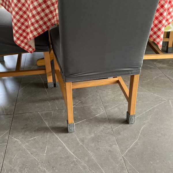 Chair Leg Cozies Handcrafted Floor Guards Textured Furniture Booties ...