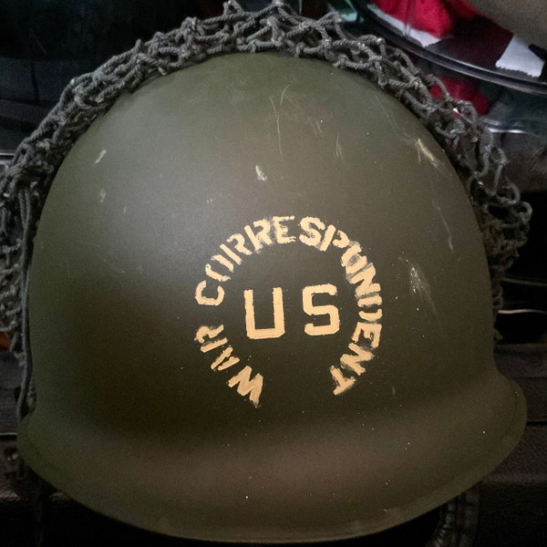 Helmet Stencil Template USA Army War Correspondent WW2 US WWII M1 M2 ...