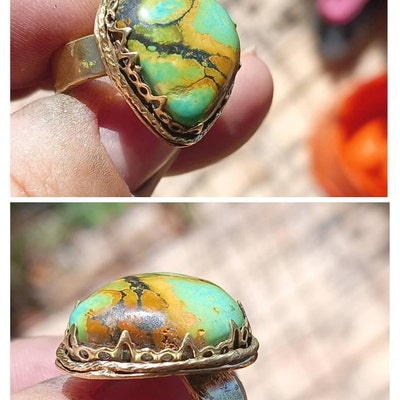 Natural Green Freeform Bamboo Mountain Hubei Turquoise Cabochon ...