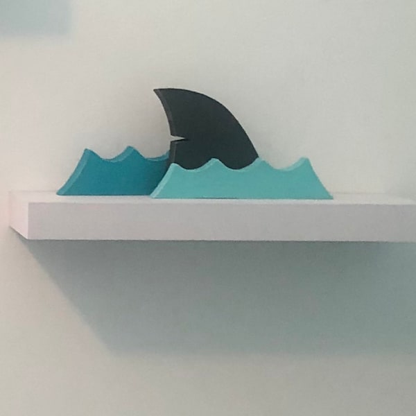 Shark Fin, Fin, Shark Decor, Rustic Shark, Nautical, Ocean, Tier Tray ...