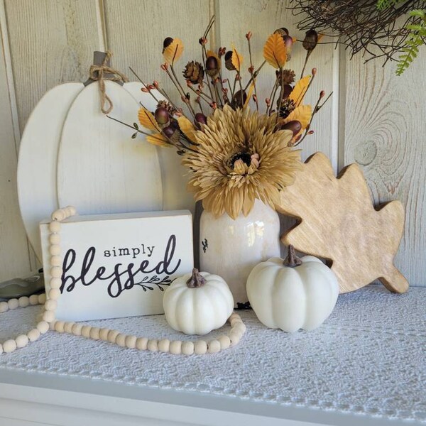 Fall Wood Cutouts, Fall Decor, Mantel Decor, Wooden Accents, Wood Acorn ...