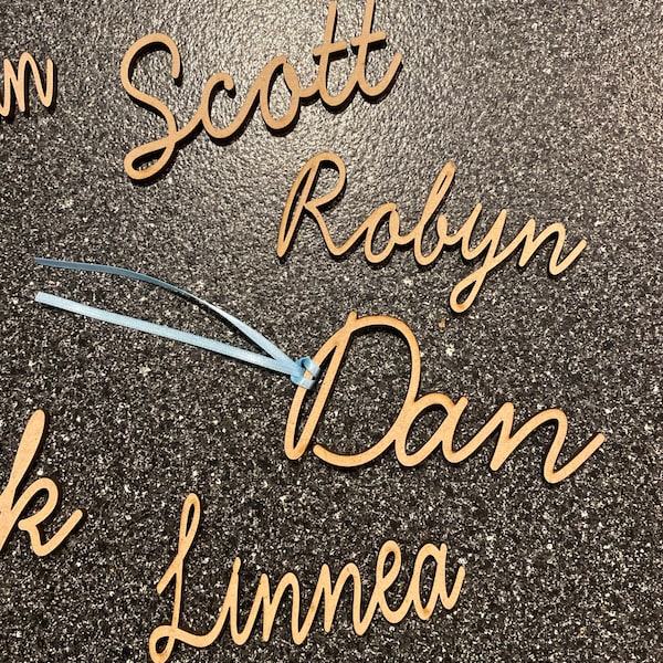 MDF Laser Cut Names | Wedding Place Names | Table Decoration | MDF ...