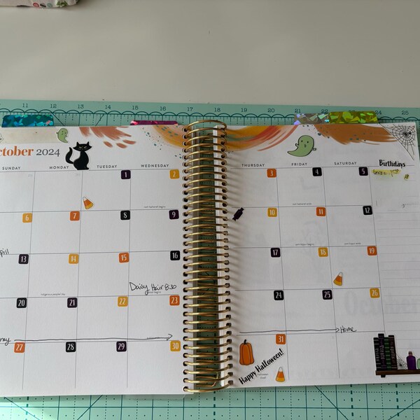 October Monthly Bullet Journal Sticker Kit - Halloween Themed Stickers ...
