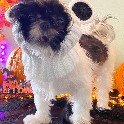 Panda Dog Snood Knit Crochet Dog Hat Easter Dog Costume Ear Warmer - Etsy