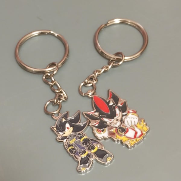 Shadow Hedgehog Game Keychain Gift Best Friends Keychains Game Hedgehog ...