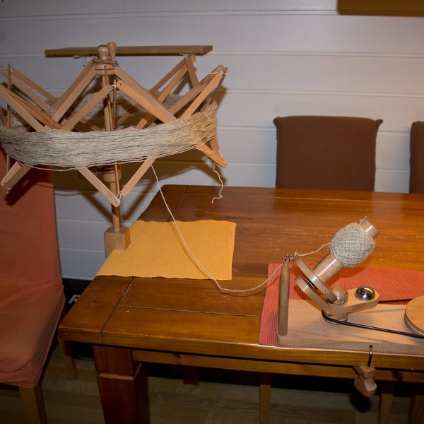 Large Yarn Winder & Swift Yarn Winder Combo Hand Operated | Wooden Ball ...
