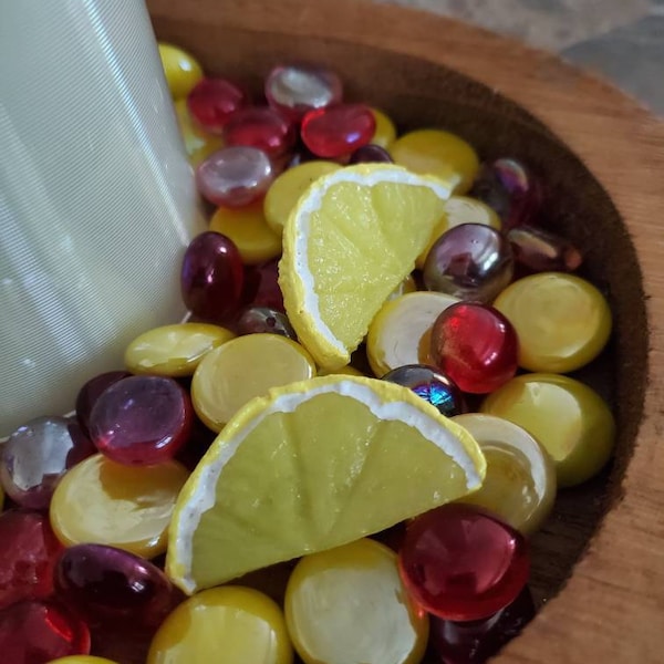 Fake MINI Lemons, Realistic Lemons, Lemon Decor, Plastic Lemons, Lemon ...