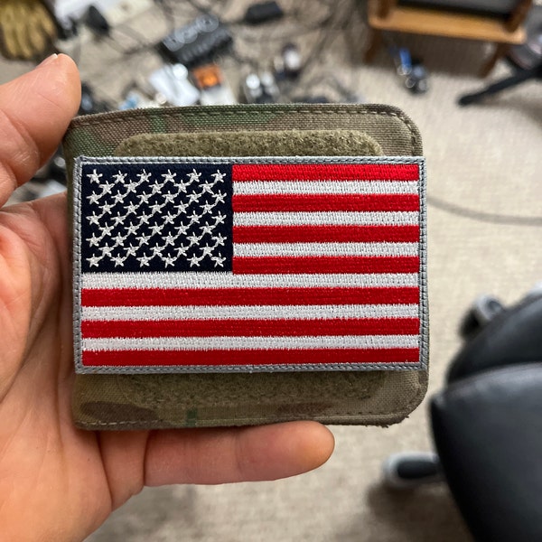US MADE American Flag Embroidered Patch - Multiple Sizes - Etsy