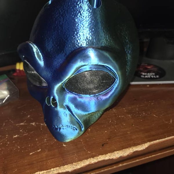 Alien Yarn Bowl With Tool Holes | 3D Printed | Alien Head Yarn Bowl ...