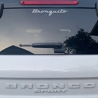 FUNSIZE BRONCO Self Aware Ford Bronco Sport Vinyl Window Sticker for ...