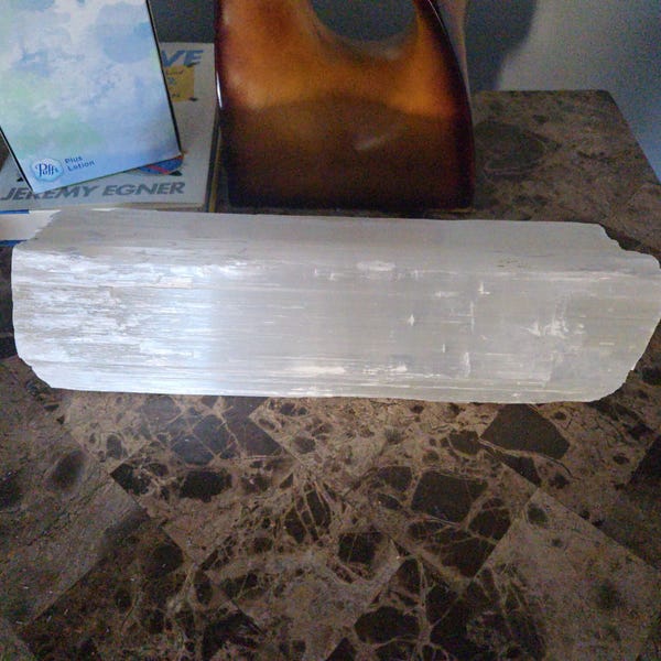 MASSIVE Selenite Logs, Natural White Selenite Crystals - Choose Size ...