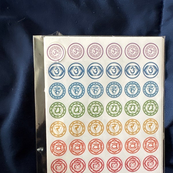 Chakra Stickers - Etsy