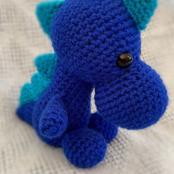 PATTERN: Spike the Stegosaurus - Crochet Dinosaur Pattern - Amigurumi ...