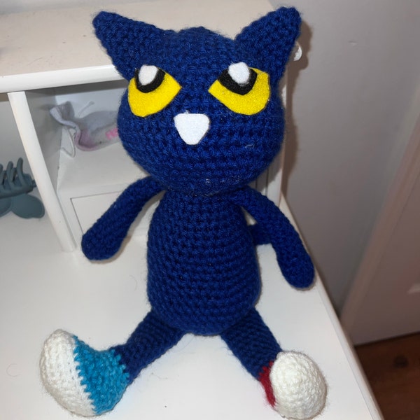 Pete the Cat Crochet Pattern - Etsy