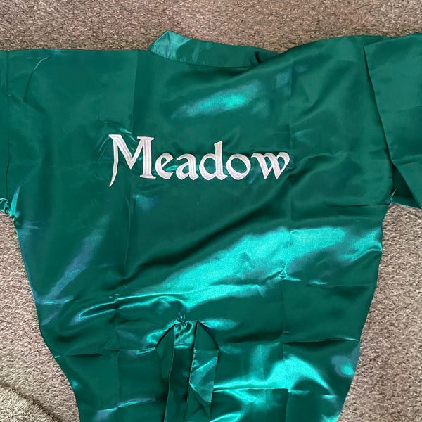 Personalized Robe Custom Embroidered Robes Bridal Robes Wedding Robes ...