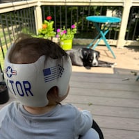 Custom Design Doc Band Decoration Decals, Stickers, Cranial Helmet ...