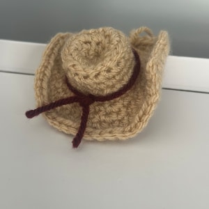 Cowboy Hat Crochet Pattern, Mini Cowboy Hat, Mini Cowgirl Hat Pink ...