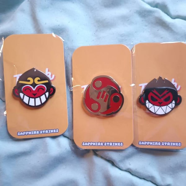 LMK: Sun Wukong and Macaque Logo | Enamel Pin - Etsy