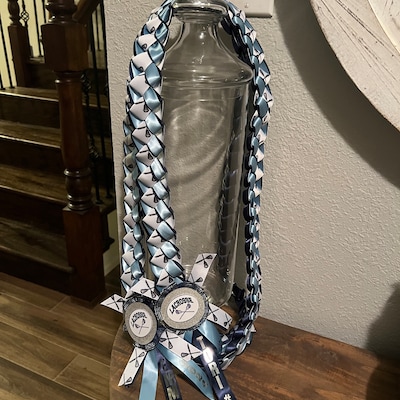 Baseball Ribbon Lei/graduation Leis/senior Night/sport Night/graduation ...