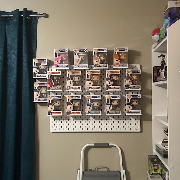 Funko Pop Floating Display Shelf for Handprint Pegboard (fits Standard ...
