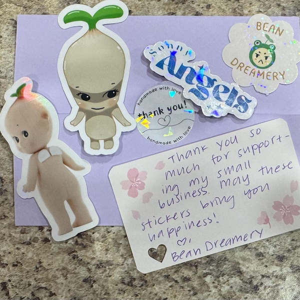 Sprout Sonny Angel Sticker (menacing) - Glossy Vinyl Waterproof Sticker ...