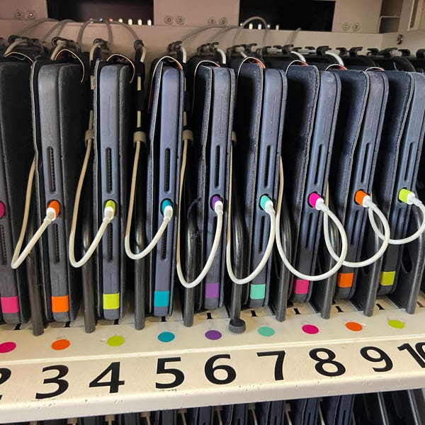 Classroom Laptop Label for Classroom Organization With Color Coded ...