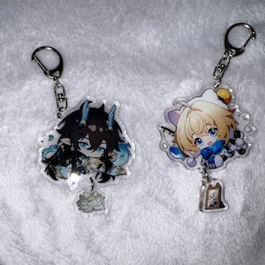 Set of 2pcs LINK CLICK Accessories Acrylic Keychain Charm - Etsy