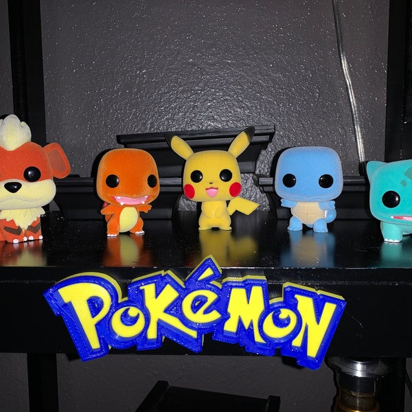 Pokemon Video Game Logo Sign (man Cave, Game Room, Shelf, Wall, Decor ...