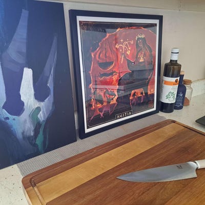 Amazon Queen Myrina Conquering Atlantis Lockett Studio Print Greek ...