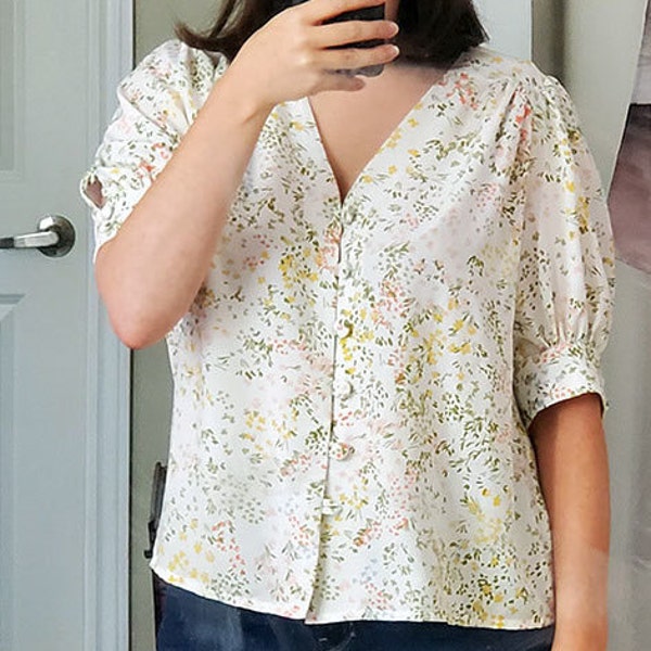 MADISON BLOUSE - Digital Sewing Pattern - PDF Files With Illustrated ...