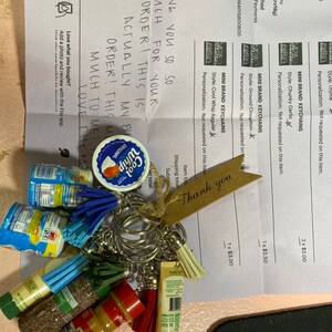 Mini FOOD Keychains - Etsy